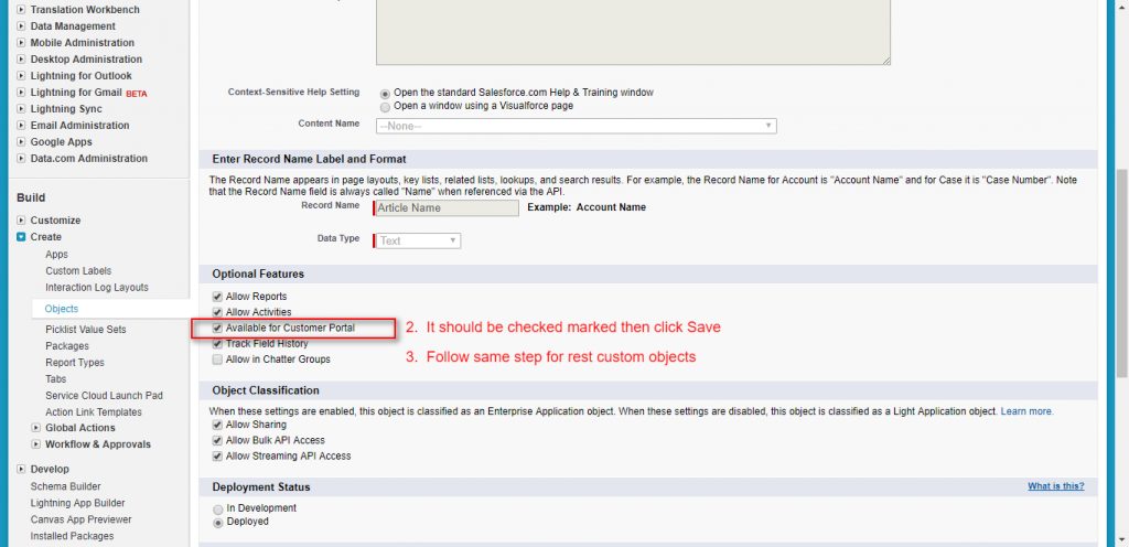How to create Custom Profile for Registered User in salesforce